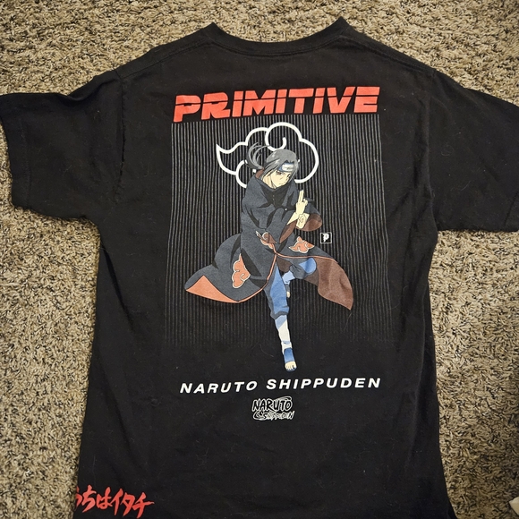 Primitive | Shirts | Primitive Naruto Shippuden Black And Red Tee ...